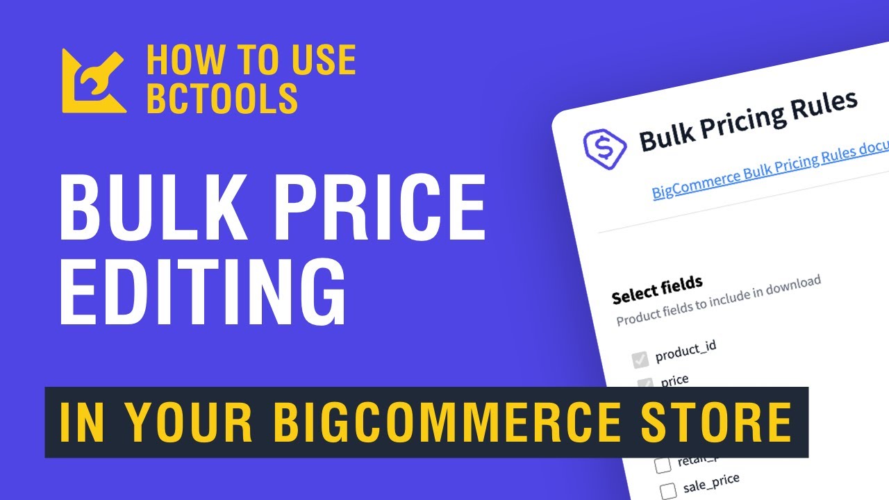 BCtools.io - How to manage Bulk Pricing Rules
