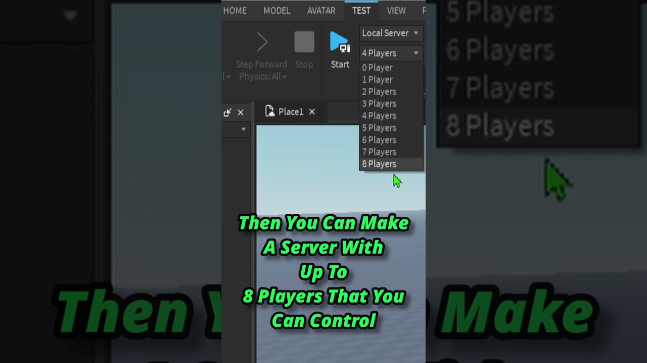 How To Make A Test Server In Roblox Studio #roblox #robloxgamedesign #robloxgamedevelopment