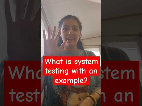 Q: What is system testing with a simple example ? #softwaretesting #testers #systemtesting