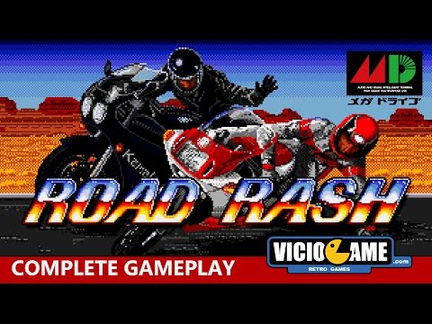 🎮 Road Rash (Mega Drive) Complete Gameplay – VICIOGAME