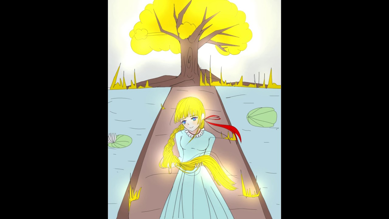 Unravels Golden Rapunzel Hair