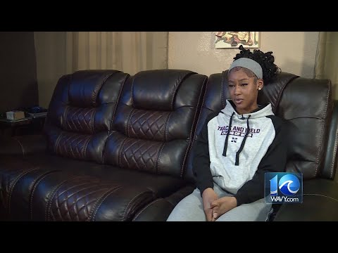 In this video from a high school track meet, a runner repeatedly hits ...