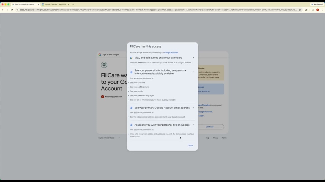 How FillCare is using Google Calendar Events