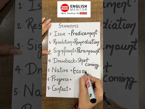Synonyms!!