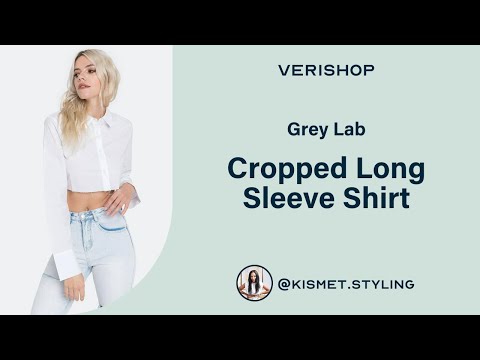 Grey Lab Cropped Long Sleeve Shirt Review