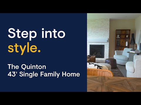 Step into the Quinton with Guest Suite Model Home