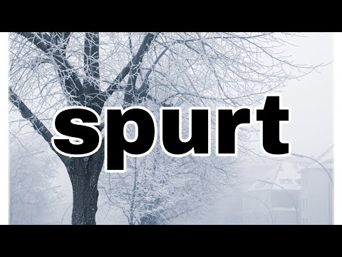 spurt meaning in telugu and English with example. # vocabulary