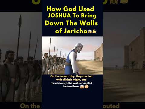 How God Used JOSHUA To Bring Down The Walls of Jericho 😱🤯#shorts #youtube #catholic #bible #fyp