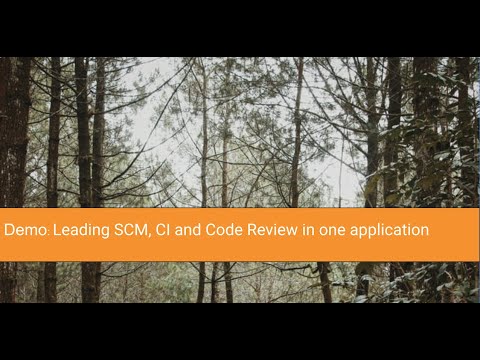 Leading SCM, CI and Code Review in one application