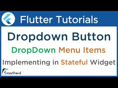 Learn Flutter DropdownButton Tutorial Dropdown Menu Item List for beginners Flutter with Dart 3 ...