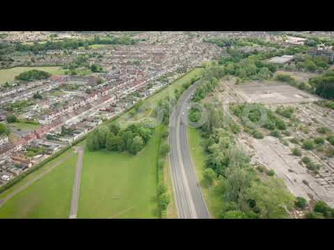 Swindon's North Star 'Snow Centre' Development Site - THIS FOOTAGE IS FOR SALE.