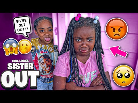 Girl Locks Sister Out of the House ! 🏡😱 (She Instantly Regrets It ! 🥺)