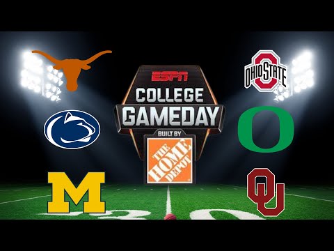 Predicting Every College GameDay Location for the 2025 College Football Season