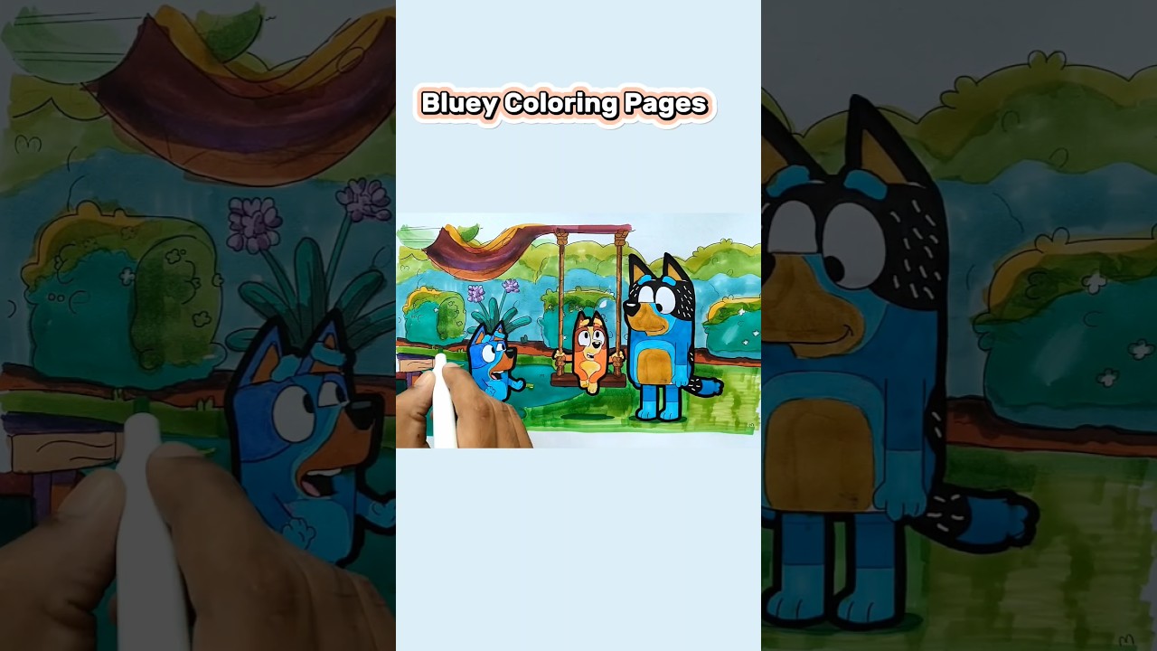 Bluey Coloring pages