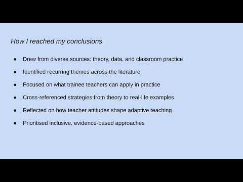 Supporting EAL Learners in Year 7 1
