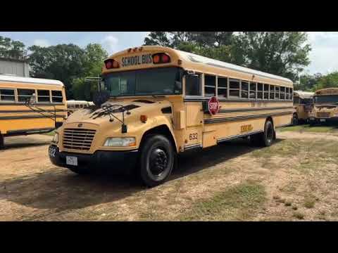 Lot 632- 2009 Blue Bird School Bus Cummins 6.7 Engine