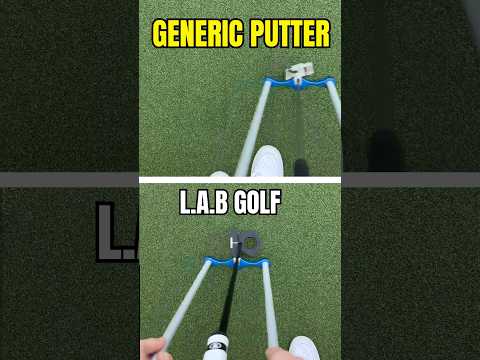 THIS IS CRAZY! L.A.B golf putter VS Generic putter 😳🤯 #golf #golfputter