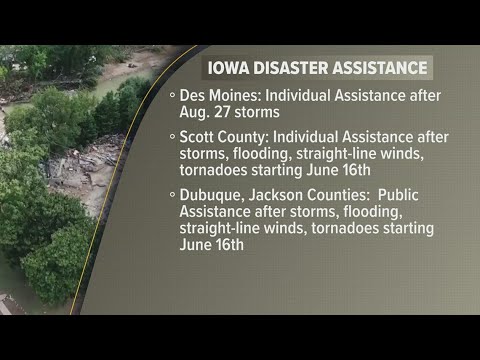 Iowa Gov. Kim Reynolds approves severe weather assistance for impacted counties