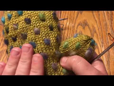 THRUMMED MITTENS (3)