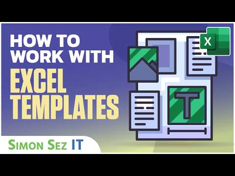 How to Work with Excel Templates
