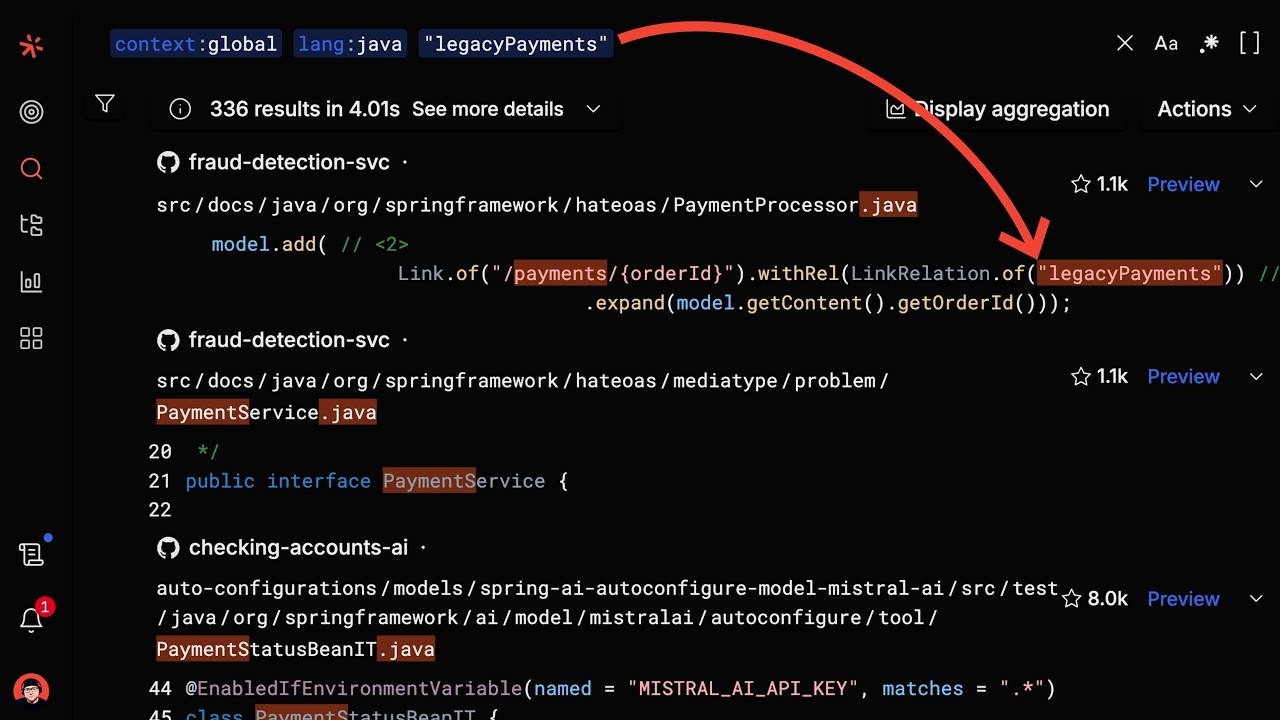 Sourcegraph Code Search for Testing and Migration Tracking