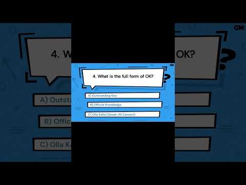 What is the full form of OK? | Great Mind Official