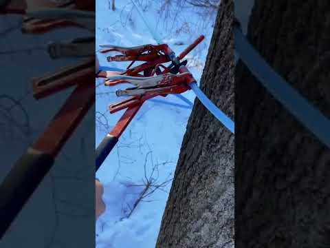 Two Handed Maple Syrup Tubing Tool