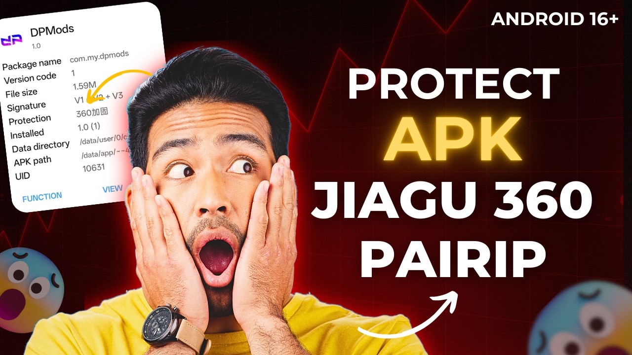 🛡️ Protect Your APK! Jiagu 360 + Pairip + Google | Make App UNMODDABLE (2026) | By DPMods