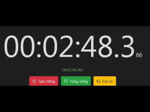 Đồng hồ bấm giờ 2 giờ - Stopwatch 2 hours