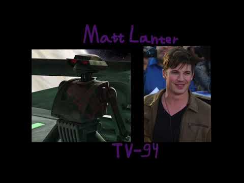 Clone wars characters and voice actors part 1