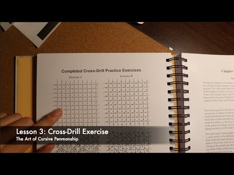 Lesson 3: Cross-drill Exercise | #cursive #handwriting #penmanship #amsr