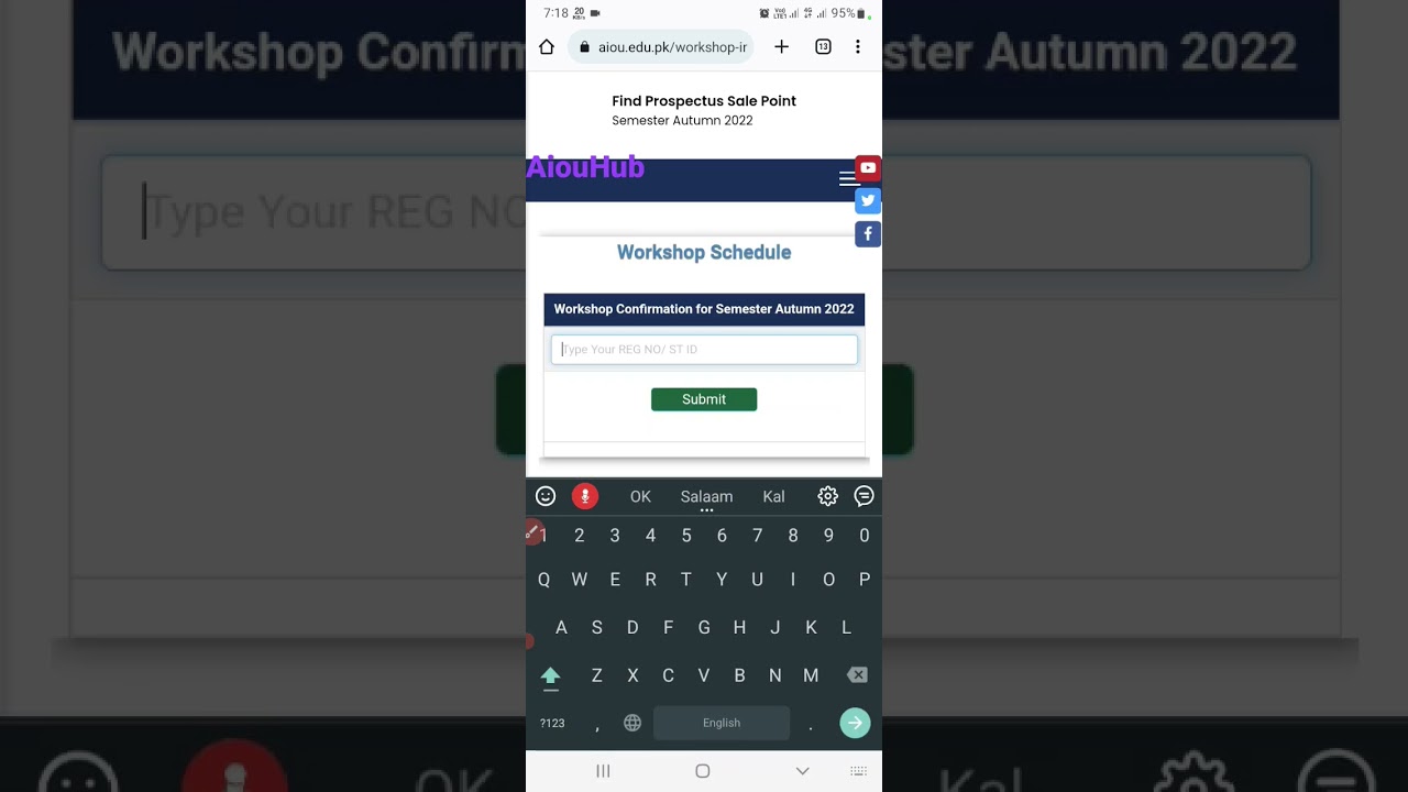 How to Check Aiou Workshop Schedule 2022-23 |Teams LMS | online workshop|aiouhub.com