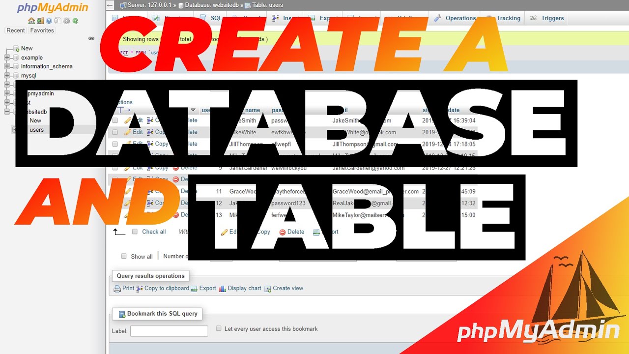 How to Create a MySQL Database in phpMyAdmin