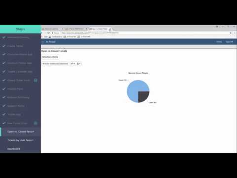 Helpdesk Portal Project (Part 21): Creating the "tickets by user" report