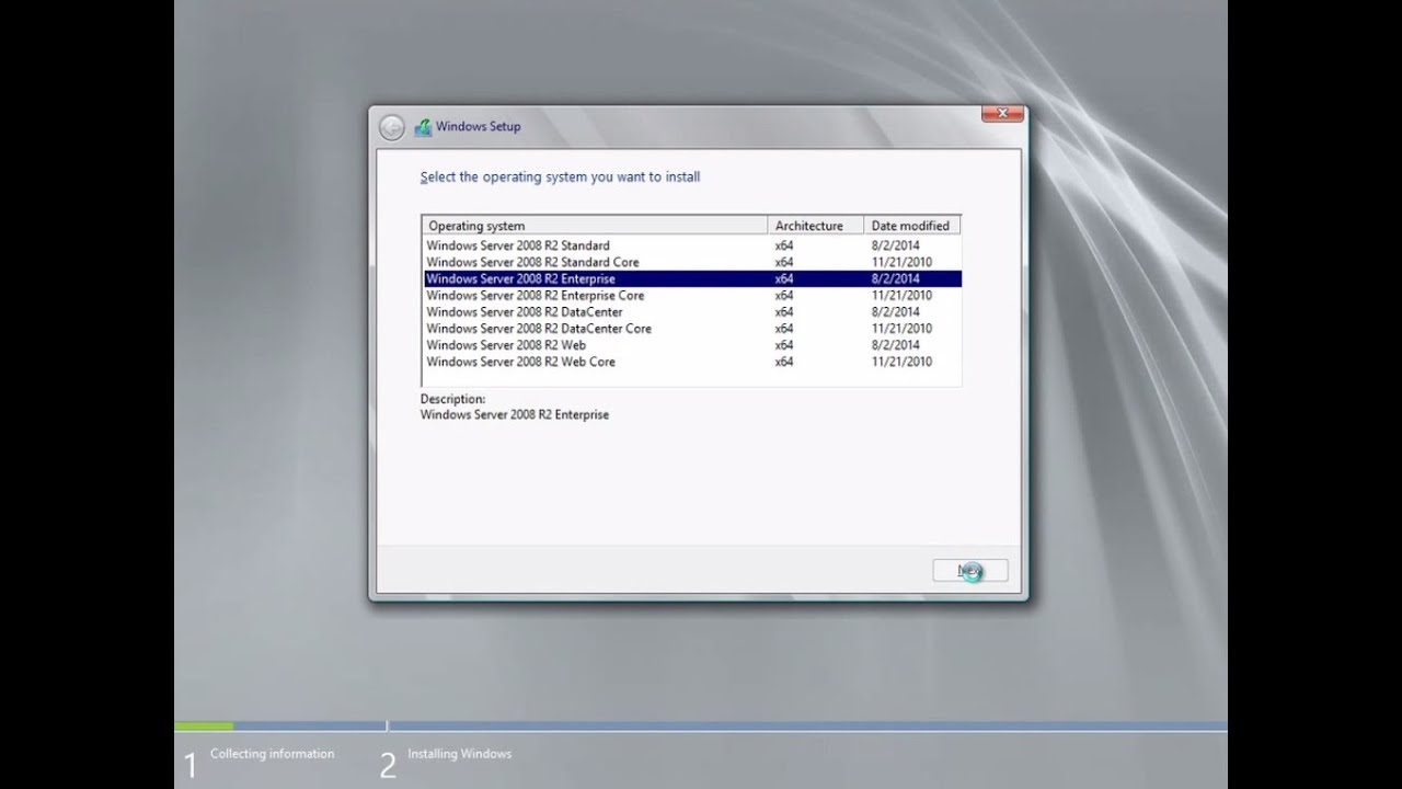 How to install Microsoft windows Server 2008 R2 SP1