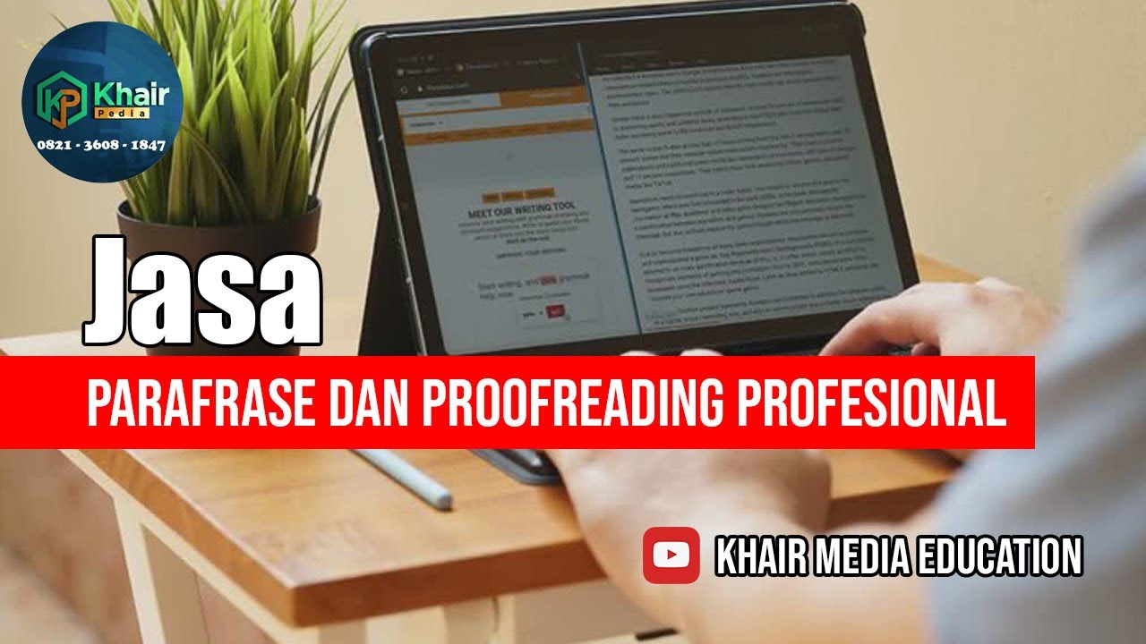 Jasa Parafrase dan Proofreading Profesional