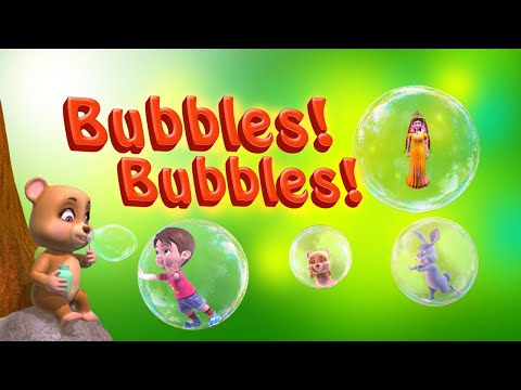 Bubbles, Bubbles, Here And There | Preschool Rhymes for Children | Infobells