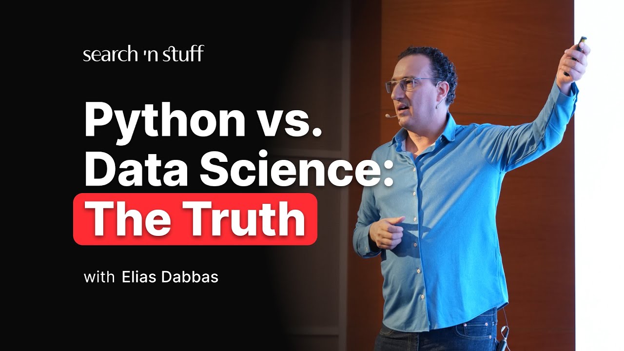 Python for SEO vs Data Science for SEO: Learning Approaches - Elias Dabbas | SnS Antalya 2025