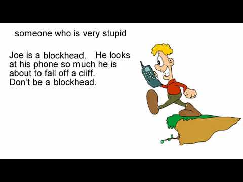 blockhead meaning | Vocabulary for Kids | Children's Dictionary | Learn English Vocabulary