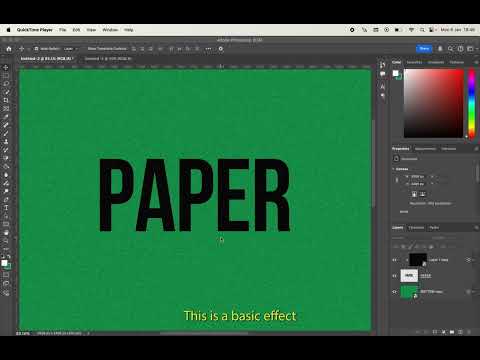 How to Make Paper Texture Effect in Adobe Photoshop (Fast and Easy)