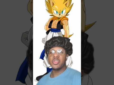 what if sonic fused with goku #shorts #anime #dbz #dragonball #dragonballz