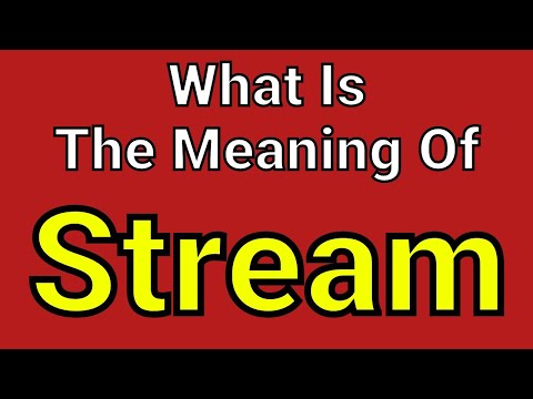 Meaning Of Stream | Stream | English Vocabulary | Most Common Words in English