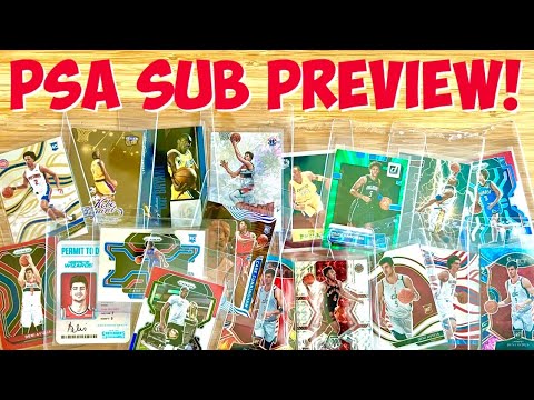 PSA Submission PREVIEW! Grading Modern Basketball Cards - Kobe, Giannis, KABOOM! & Much More!