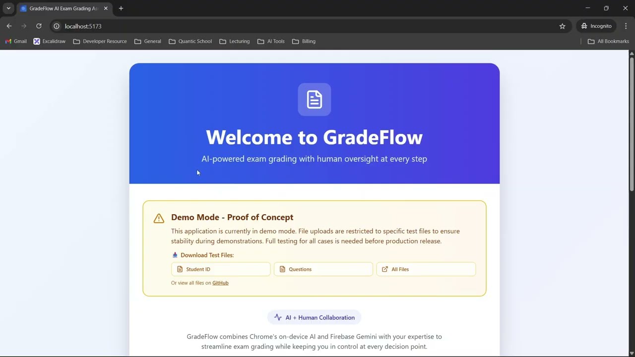 Gradeflow - Auto Exam Marker
