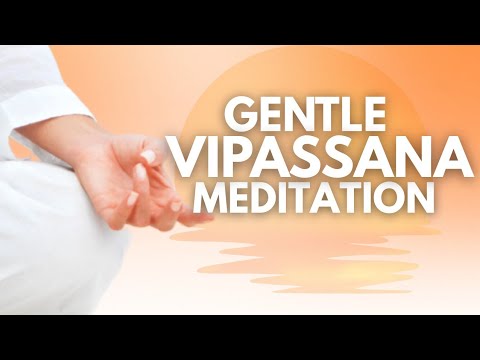 15-Min Gentle Vipassana Meditation | Mindful Breath Awareness-Lightly Guided #meditation #vipassana