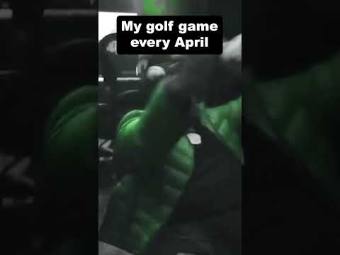My golf game every April ⛳️ #masters #golf #masters2024