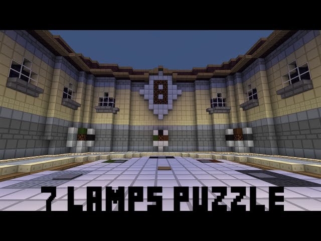 The 7 Lamps -- A Redstone Puzzle Game Minecraft Map