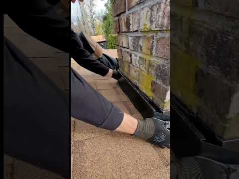 Satisfying Chimney Flashing Installation #shorts #construction #roofing #satisfying #satisfyingvideo
