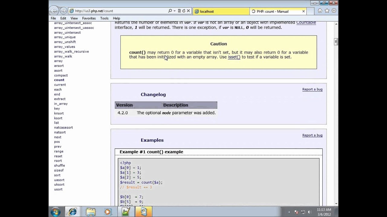 PHP Lesson 12 - Identifying and Using Functions in PHP