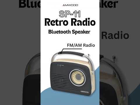 SP-11 Retro Radio Speaker | 70s Vintage AM/FM + Wireless | Classic Sound in Vintage body #radio #fm